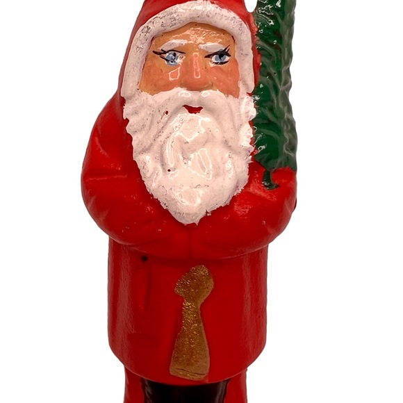 Holiday | Vintage Cast Iron Still Bank Santa Claus Original Christmas ...